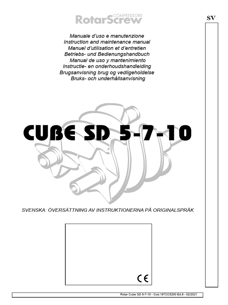 CUBE SD 5-7-10 - 197CC5200 - Ed.9 02-2021 - SV | PDF