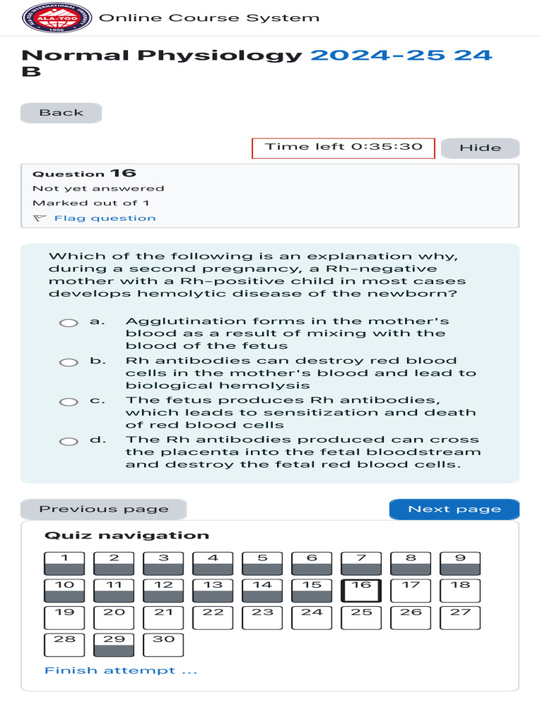 Exam For 1 Sem 24B (Page 16 of 30) Online Course System | PDF