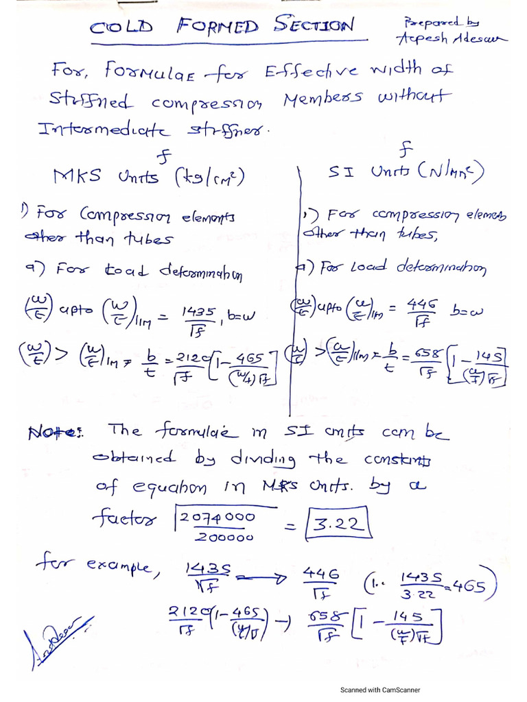 Cold Formed Section_2025 | PDF