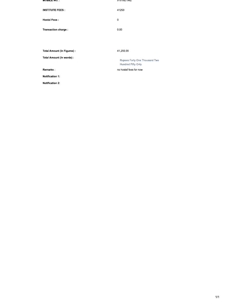 Iit Mandi Payment | PDF