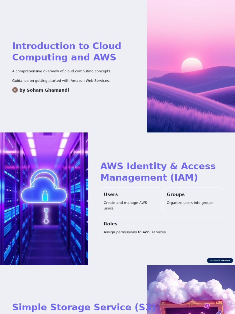 Introduction to Cloud Computing and AWS | PDF