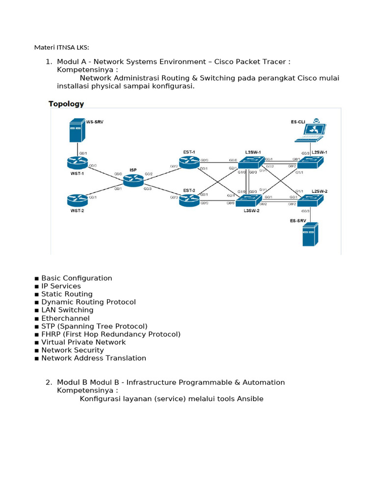 Materi ITNSA LKS | PDF