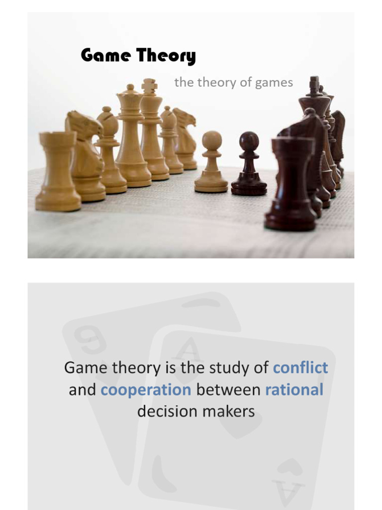 Game Theory | PDF | Game Theory | Economics
