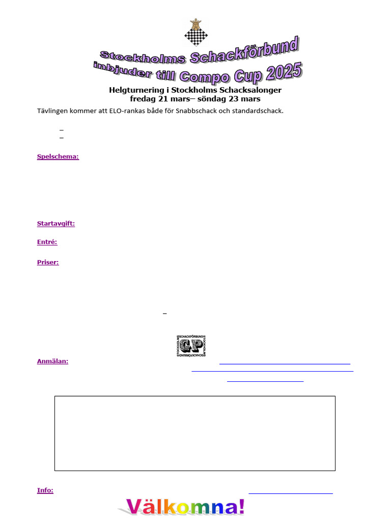 Inbjudan Compo Cup 2025-2 | PDF