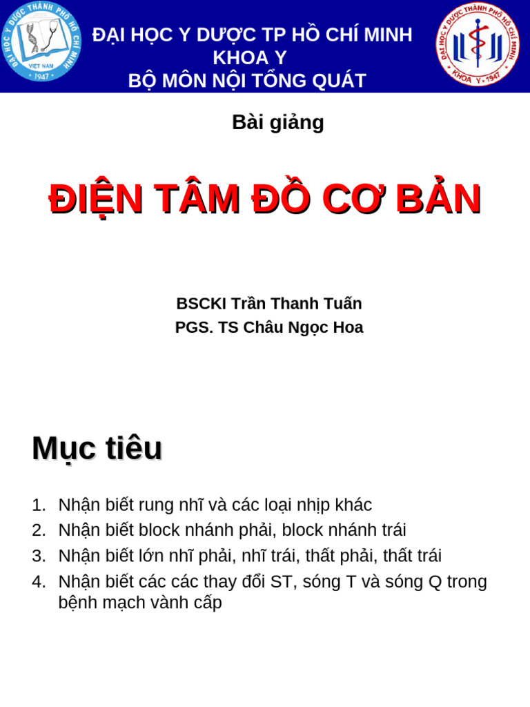 5.2 DIEN TAM DO CO BAN Slides | PDF