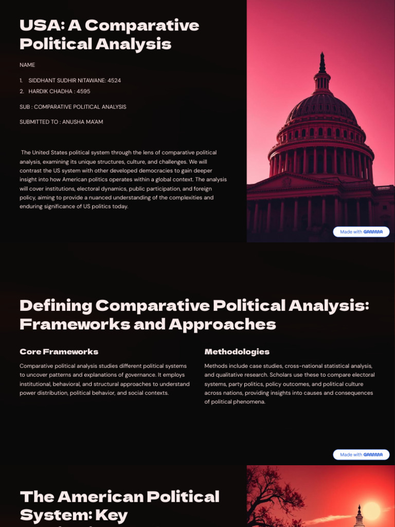 USA A Comparative Political Analysis | PDF | Political Parties | Democracy