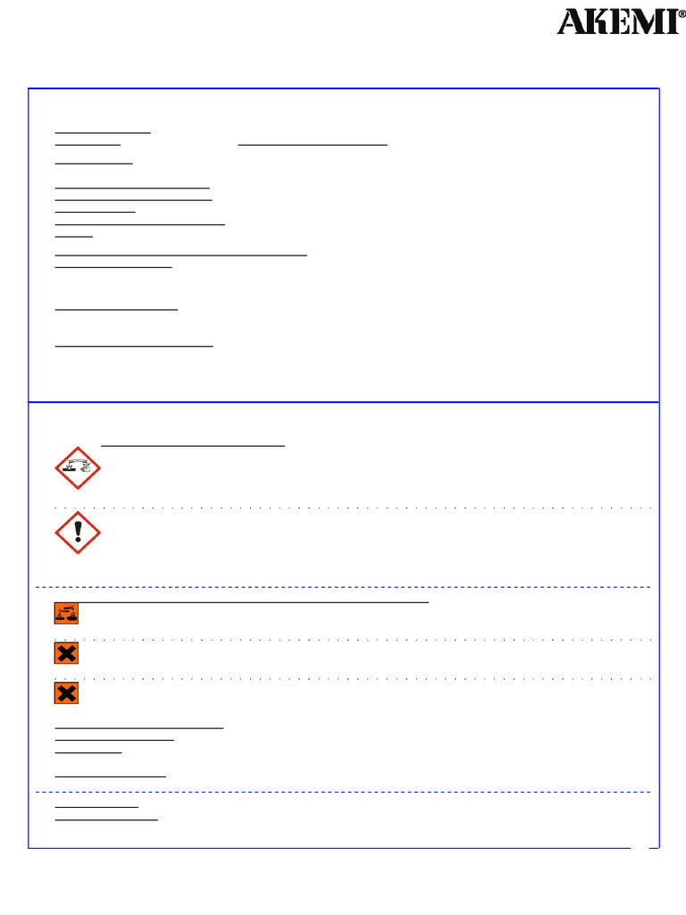 4652 B Akemi Akepox 1005 MSDS | PDF | Dangerous Goods | Firefighting