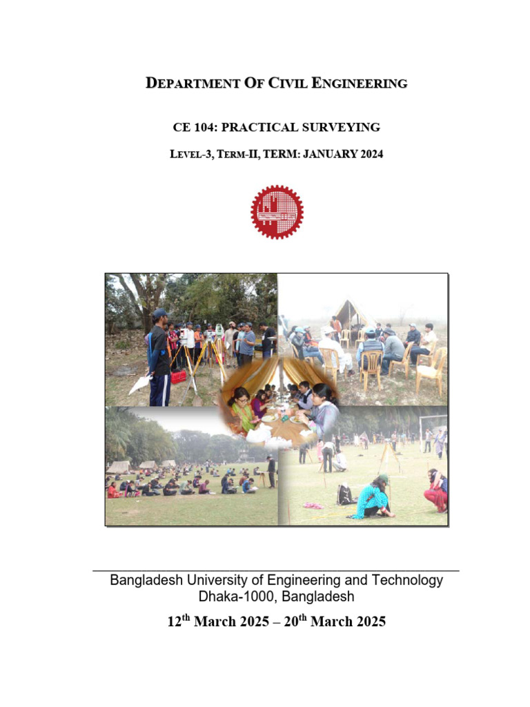 Lecture Sheet_CE 104 (Student)-2025 | PDF