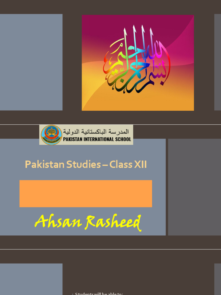 Objectives Resolution in Pakistan's Constitution | PDF | Pakistan ...