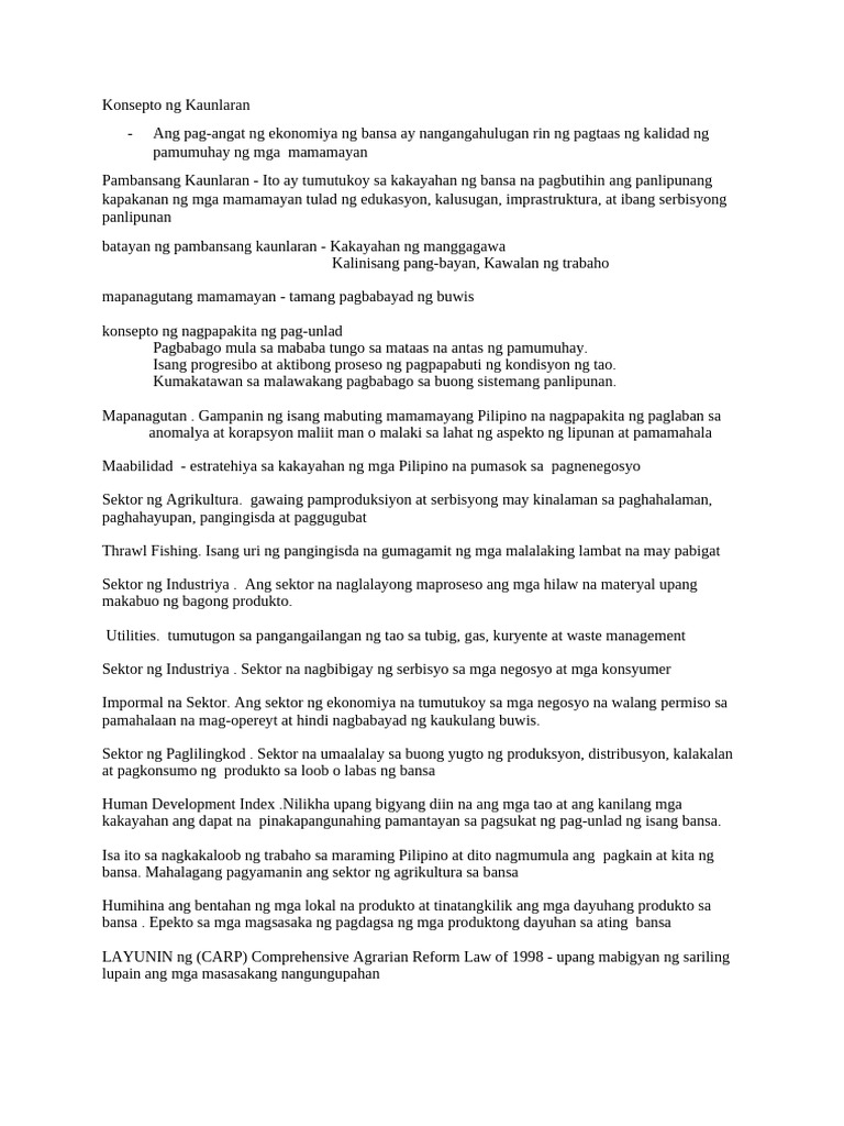 Reviewer - AP 9 Q4 | PDF