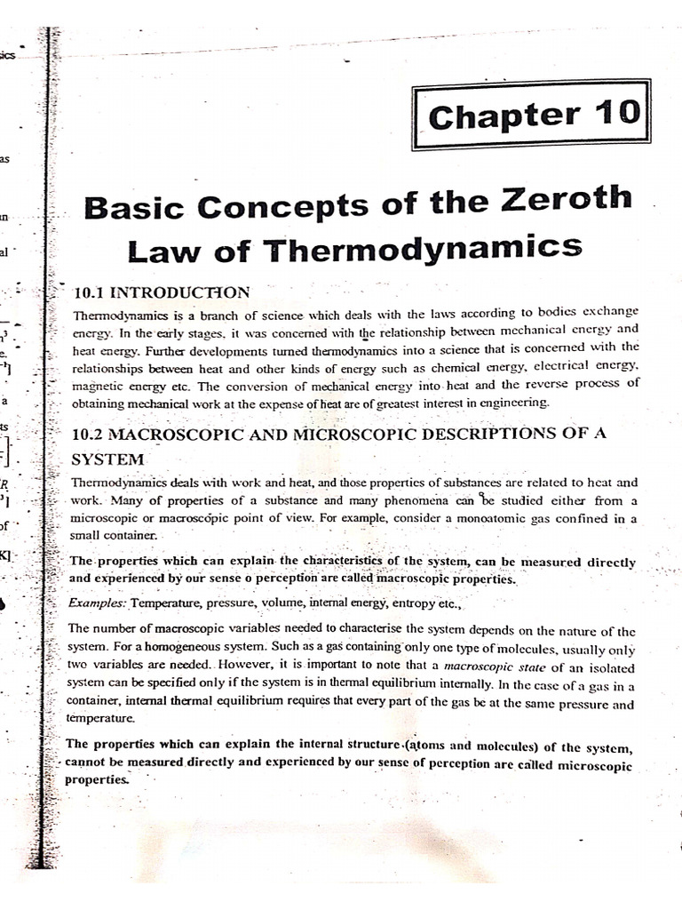 Phy - Zeroth Law | PDF