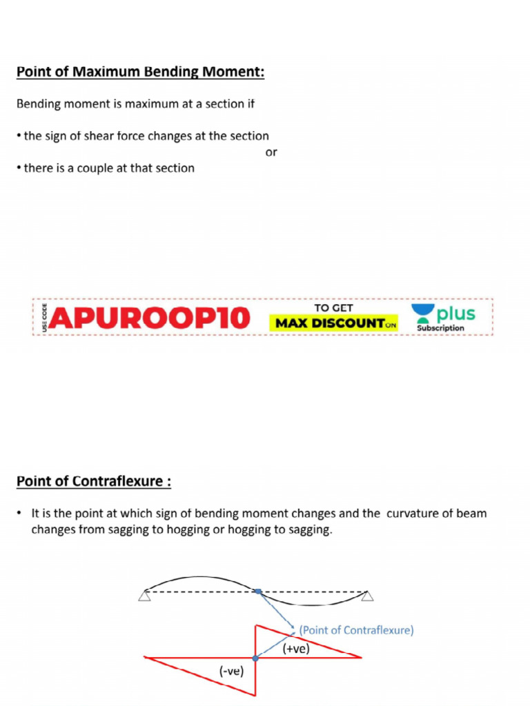 SFD and BMD Concepts - 2 | PDF