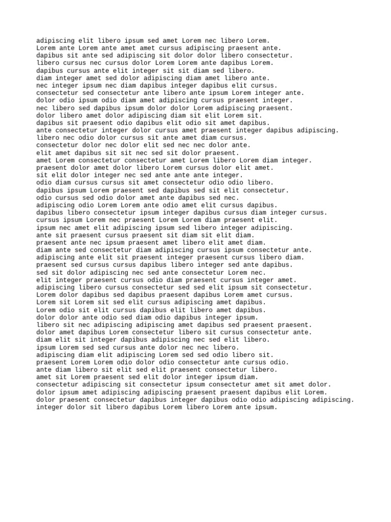 Random Text 3 | PDF