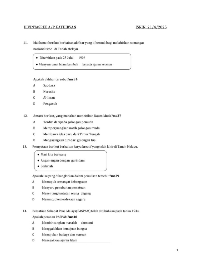 Objektif Sejarah 21.4 | PDF