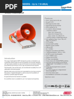 (S3-S-VAD-HPR-R) Sounder HP Red VAD Red Body - Gent Data Sheet | PDF ...