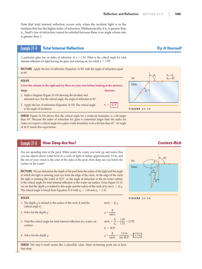 Tipler & Mosca Chap 31 Ex 4-6 | PDF | Polarization (Waves) | Reflection (Physics)