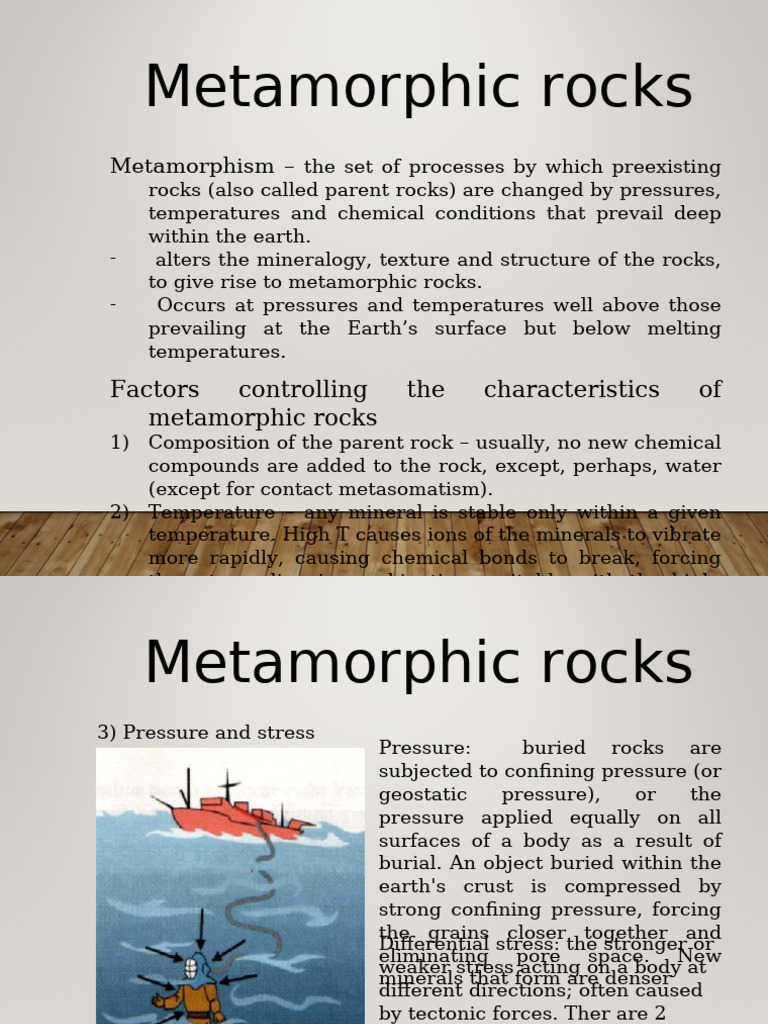 8.0 Metamorphic Rocks | PDF | Rock (Geology) | Minerals