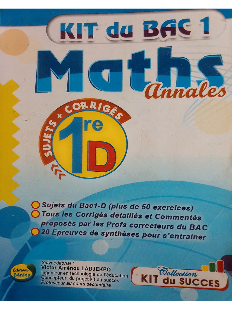 Kit Du Bac1 - Maths | PDF