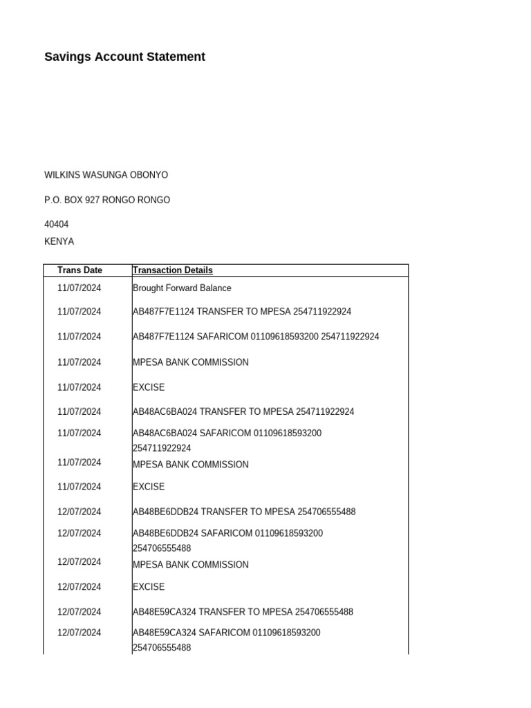 Co-Operative BankStatement (1) XXXXX | PDF | Debits And Credits | Banking