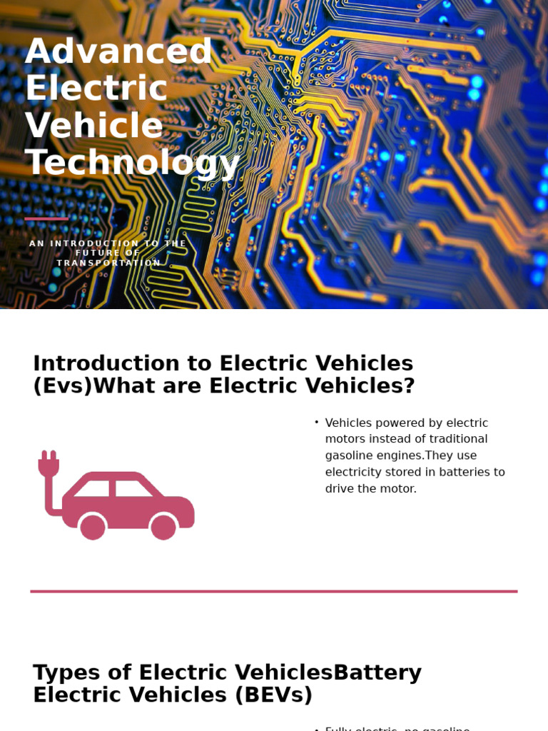 Advance Electric Vehicle Technology | PDF | Electric Vehicle | Plug In ...