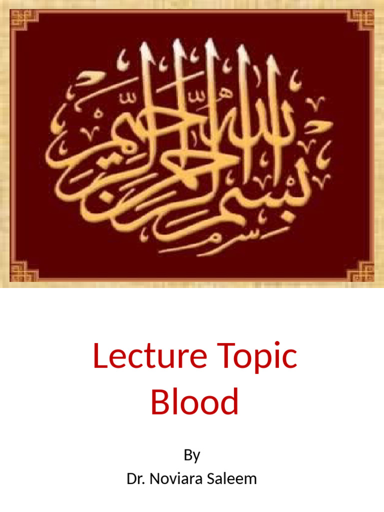 Blood Composition and Functions Explained | PDF | Anemia | Blood Plasma