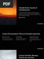 Exode Rural : Définition et Solutions | PDF | Zone rurale | Agriculture