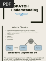 Dispatch Training Manual-1 | PDF | Cargo | Truck