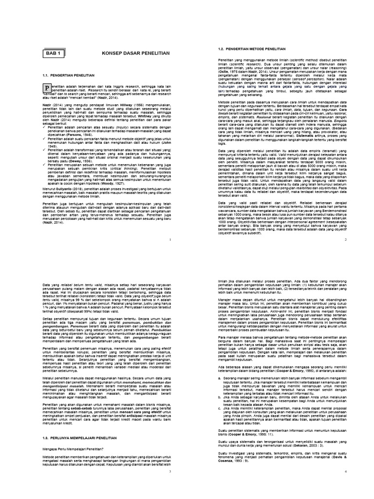 Modul Metode Penelitian Ref Mrt'24 | PDF