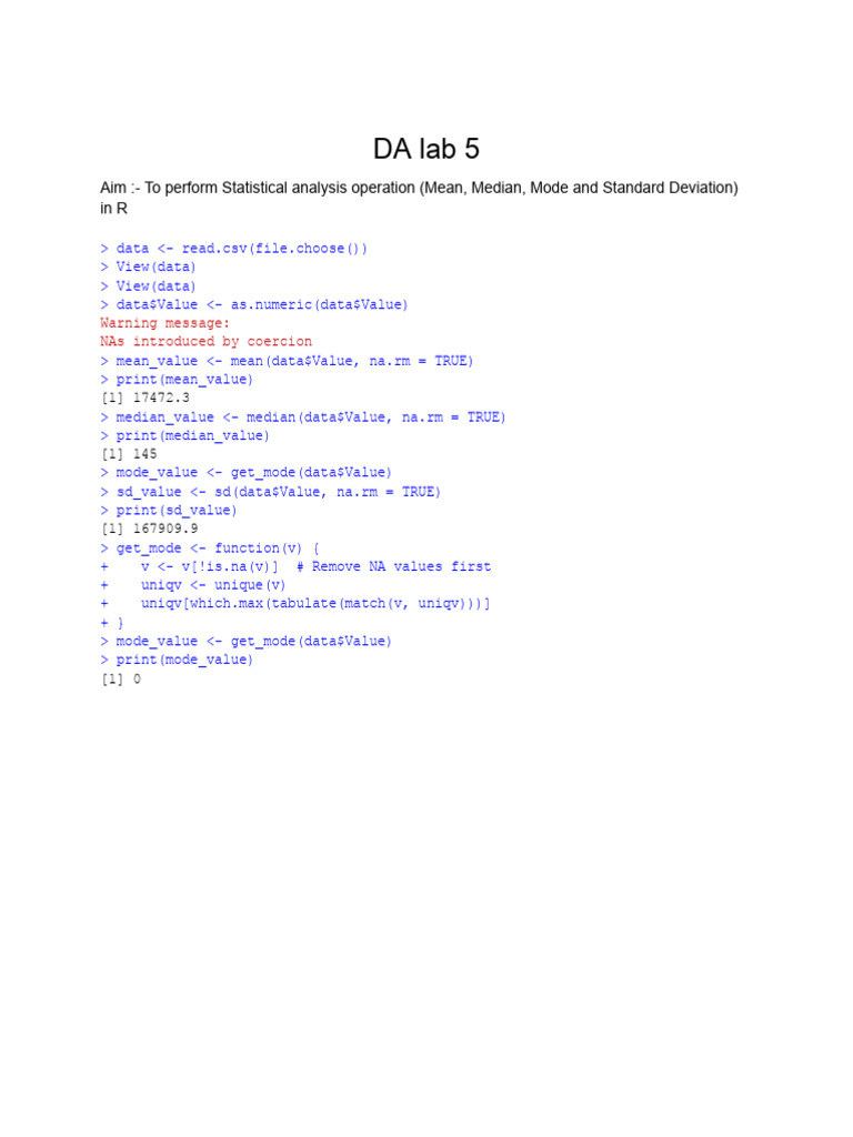 DA Lab5 | PDF