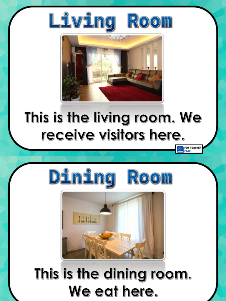 Rooms in A House Flashcards | PDF