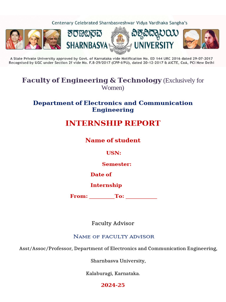 Internship Full Report Format | PDF | Internship | Job Hunting