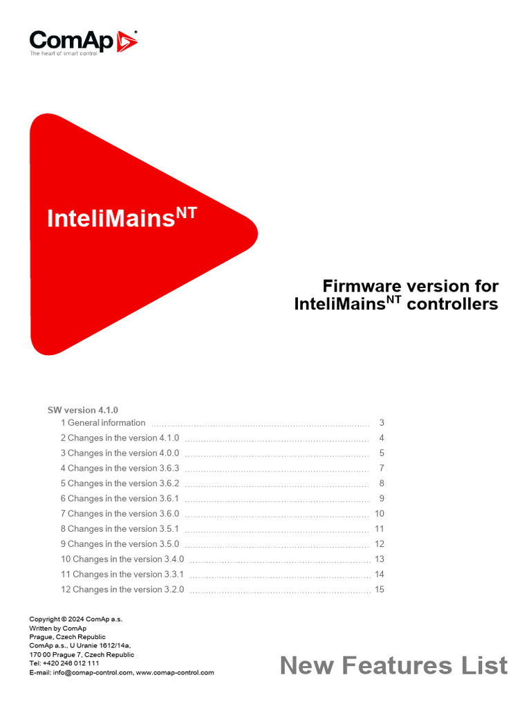 intelimains nt 4.1.0 new features list | PDF | Feedback | Parameter ...