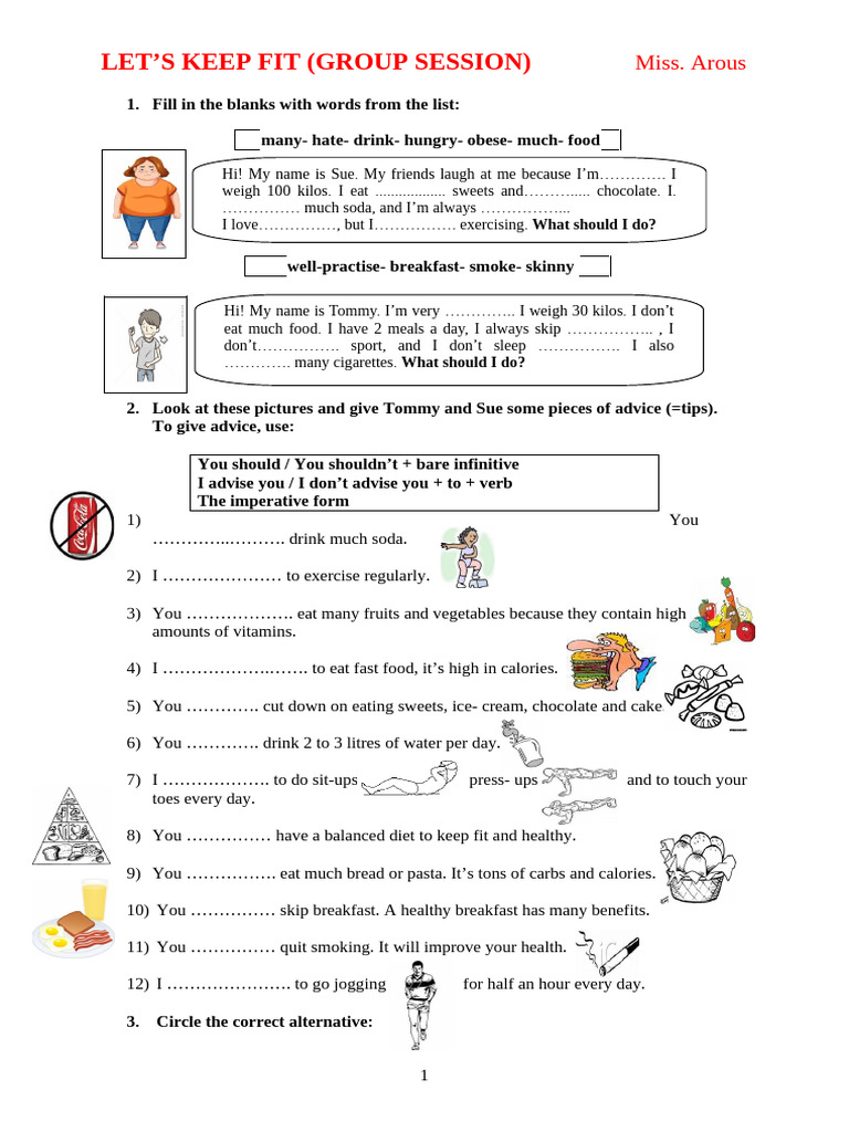 Keeping Fit: Group Session Guide | PDF | Candy