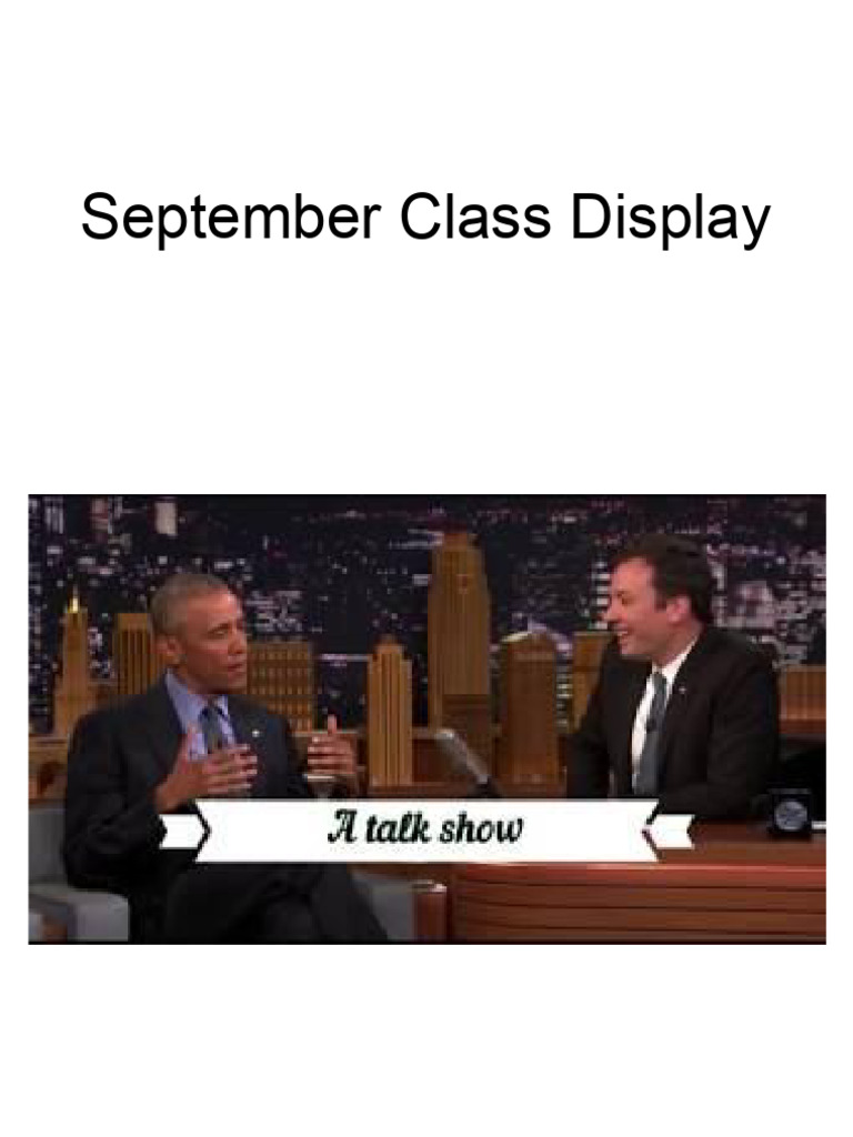 September Class Schedule Overview | PDF