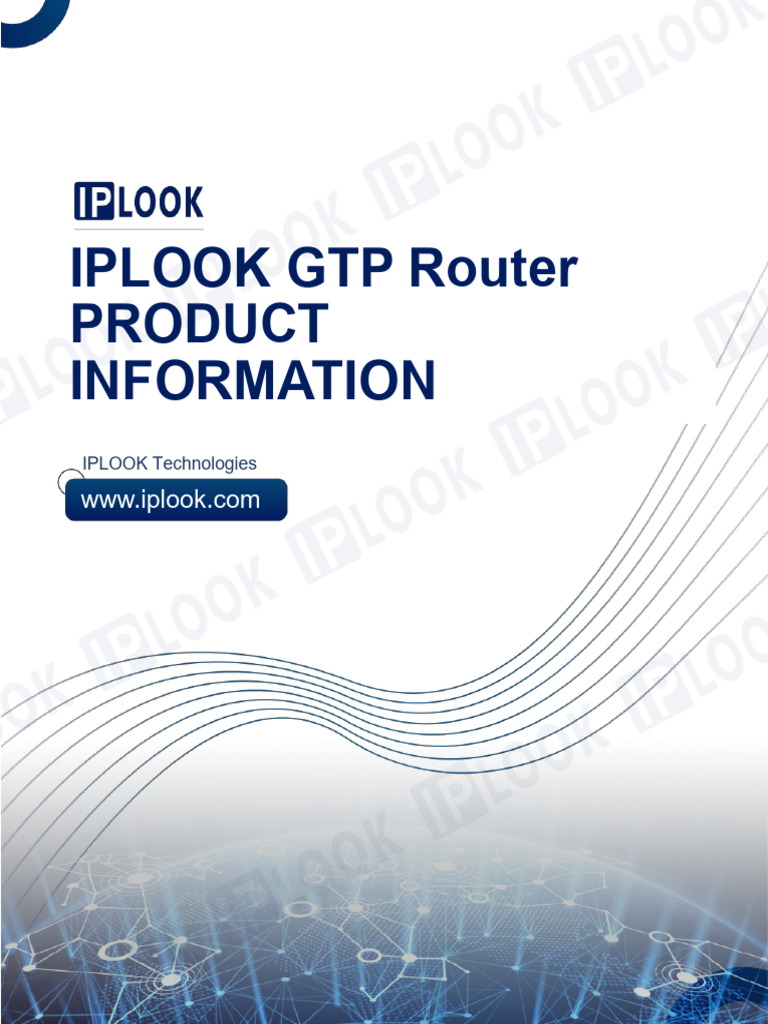 IPLOOK GTP Router Product Information | PDF | Computing | Information ...