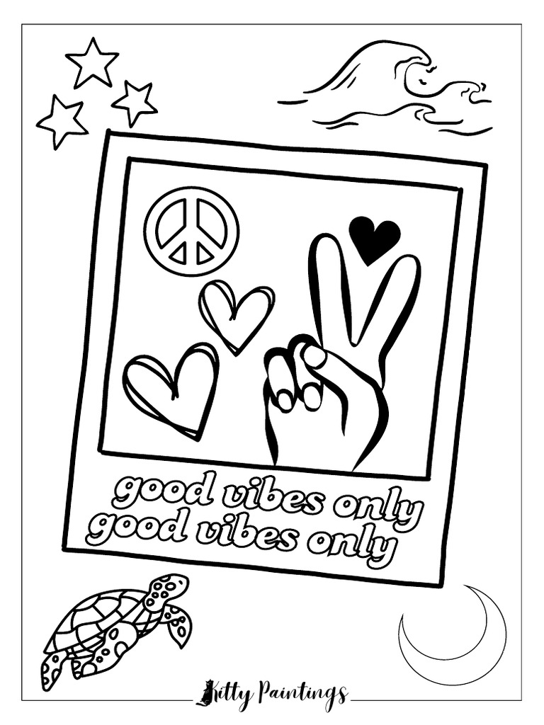 Preppy Coloring Pages 20 Compressed | PDF