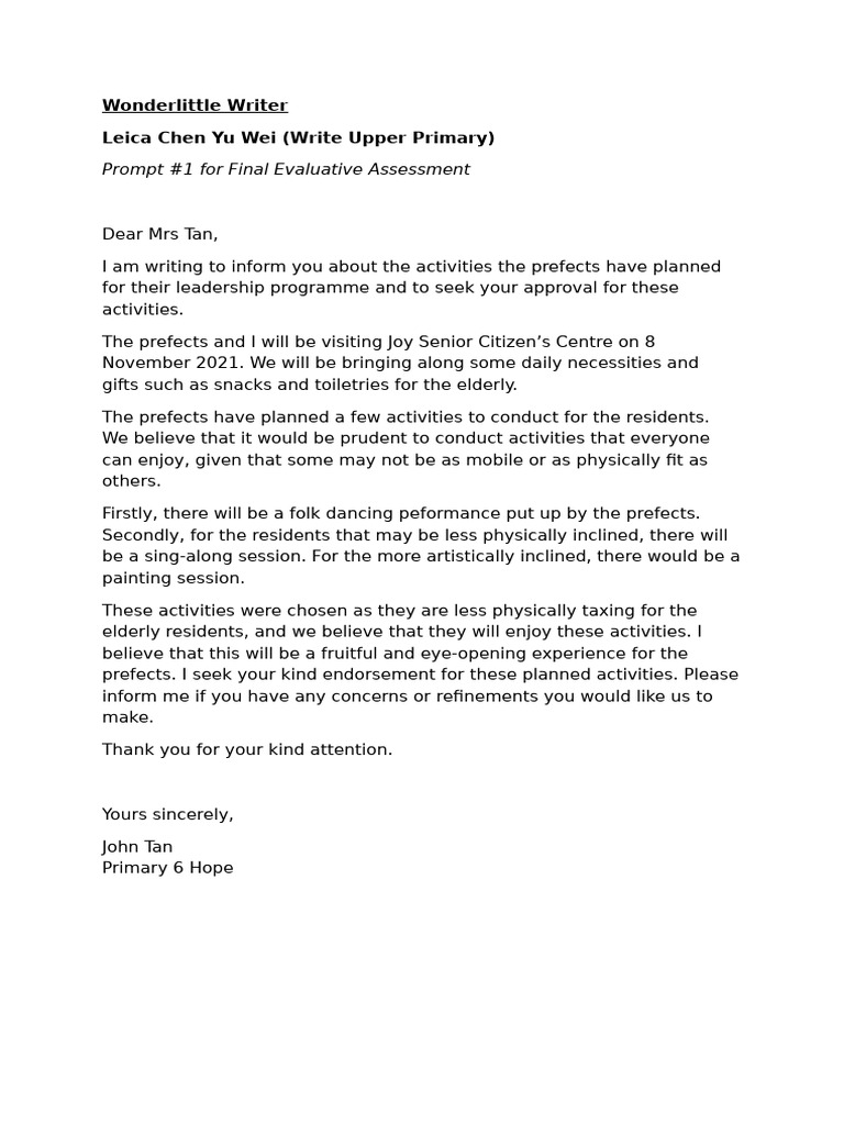 Wonderlittle Writer Leica Chen Yu Wei UP - Sit Writing | PDF