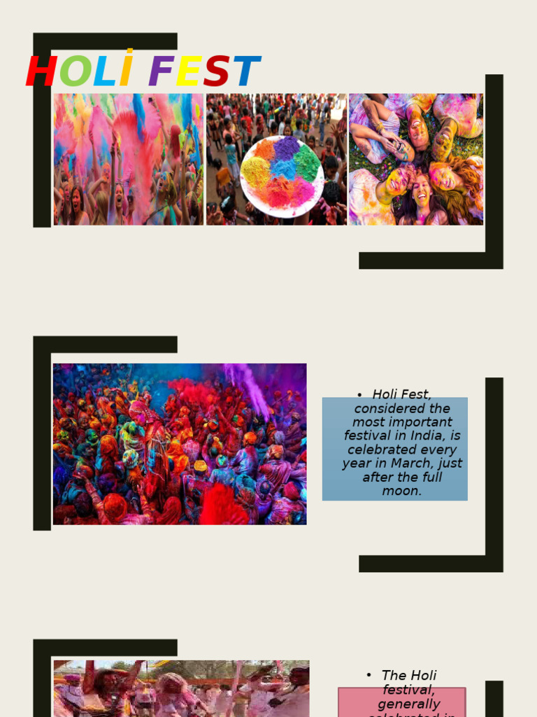 Holi fest | PDF