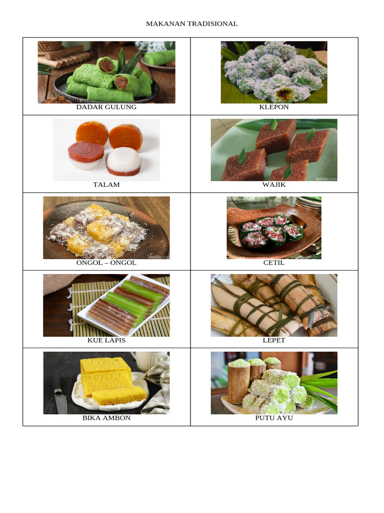 Makanan Tradisional | PDF