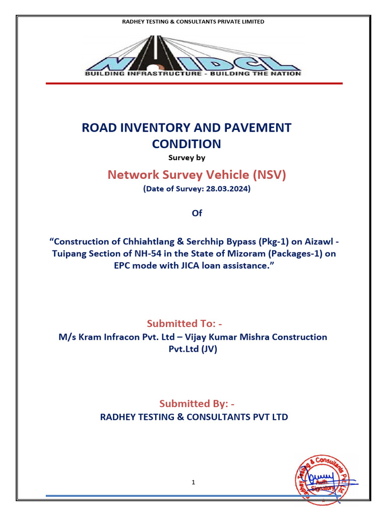 NSV Report | PDF | Road | Road Infrastructure