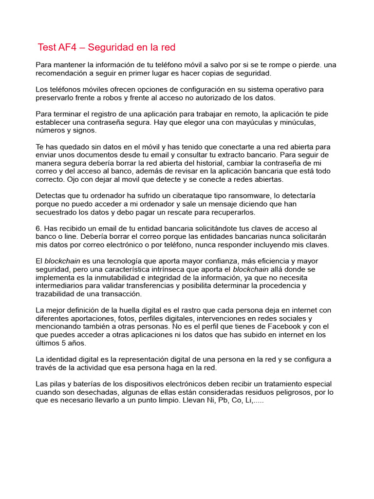 AF4. Teoría | PDF | Contraseña | Internet