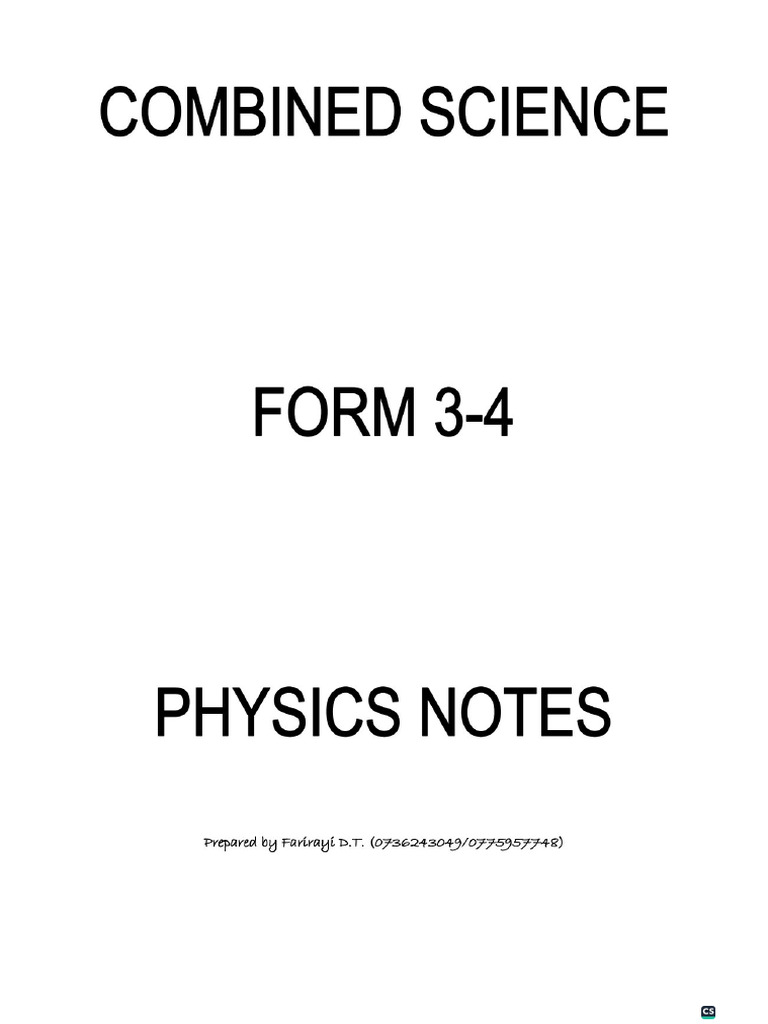 Physics Section Combined | PDF