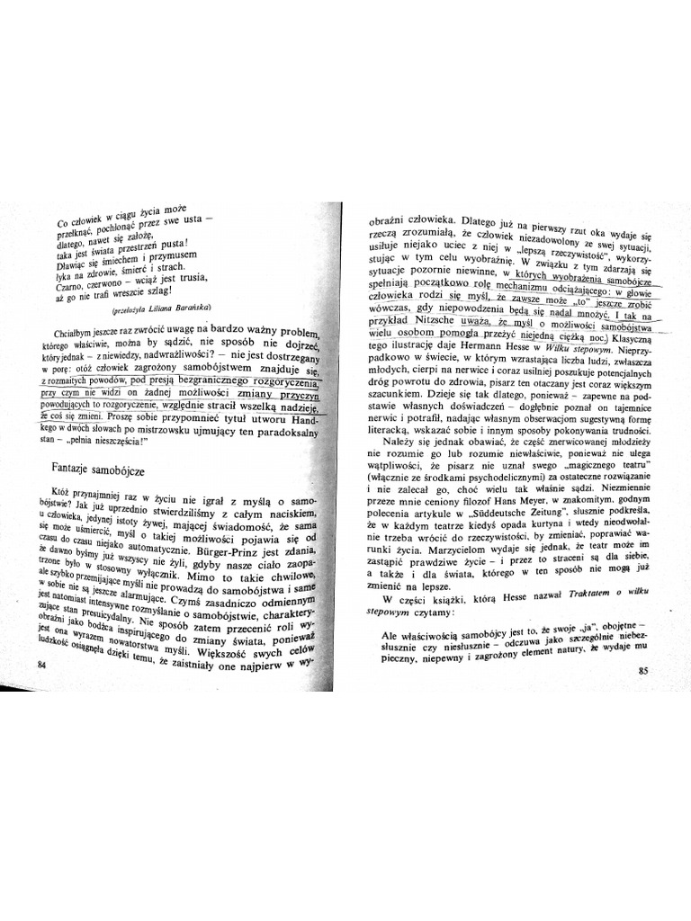 Erwin - Ringel - Gdy Życie Traci Sens | PDF