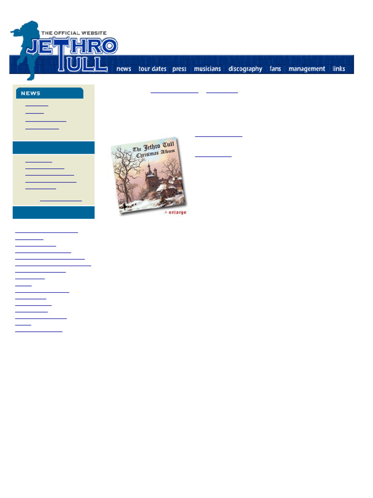 The Jethro Tull Christmas Album | PDF