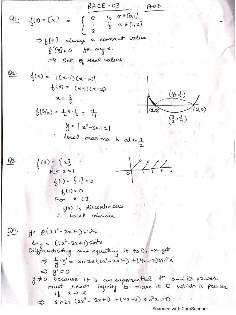 Aod Race 3 Soln | PDF