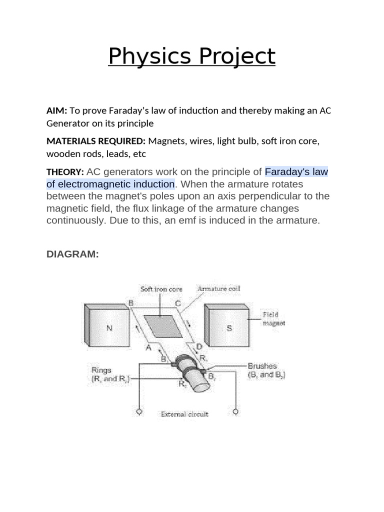 Physics Project | PDF