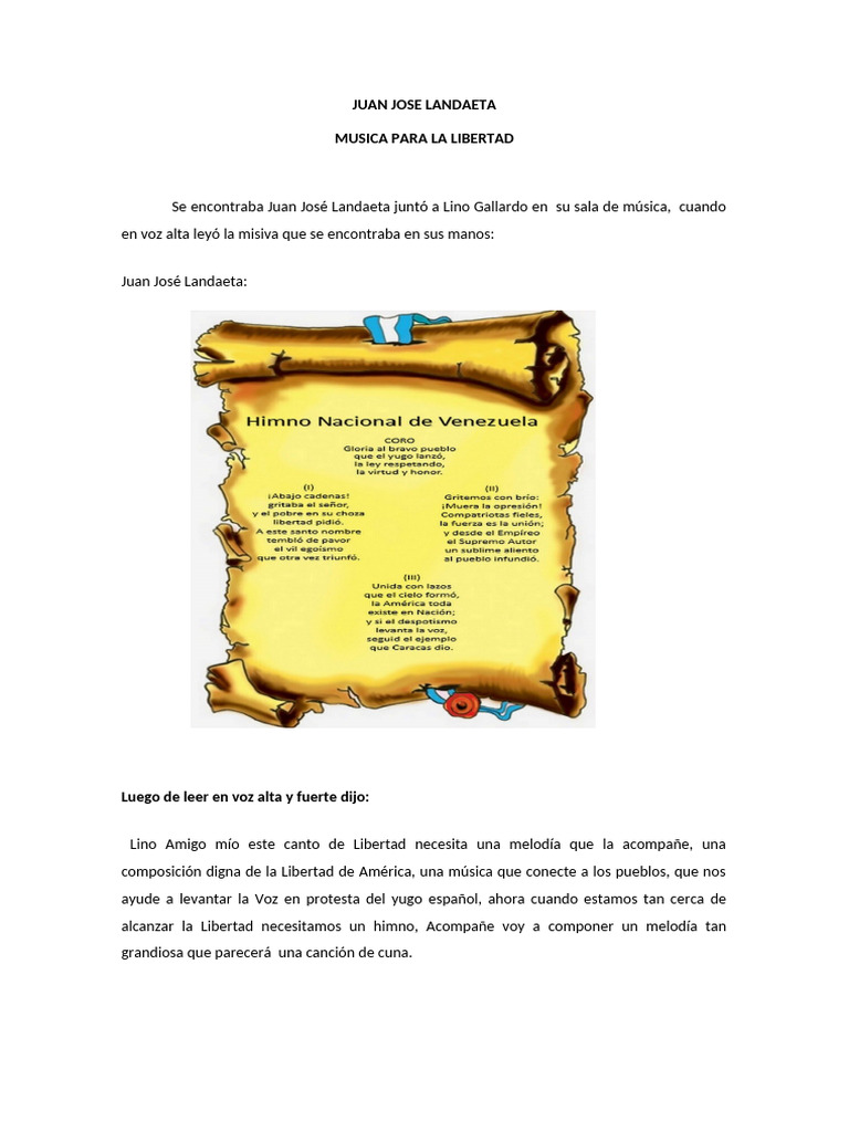 Juan Jose Landaeta | PDF