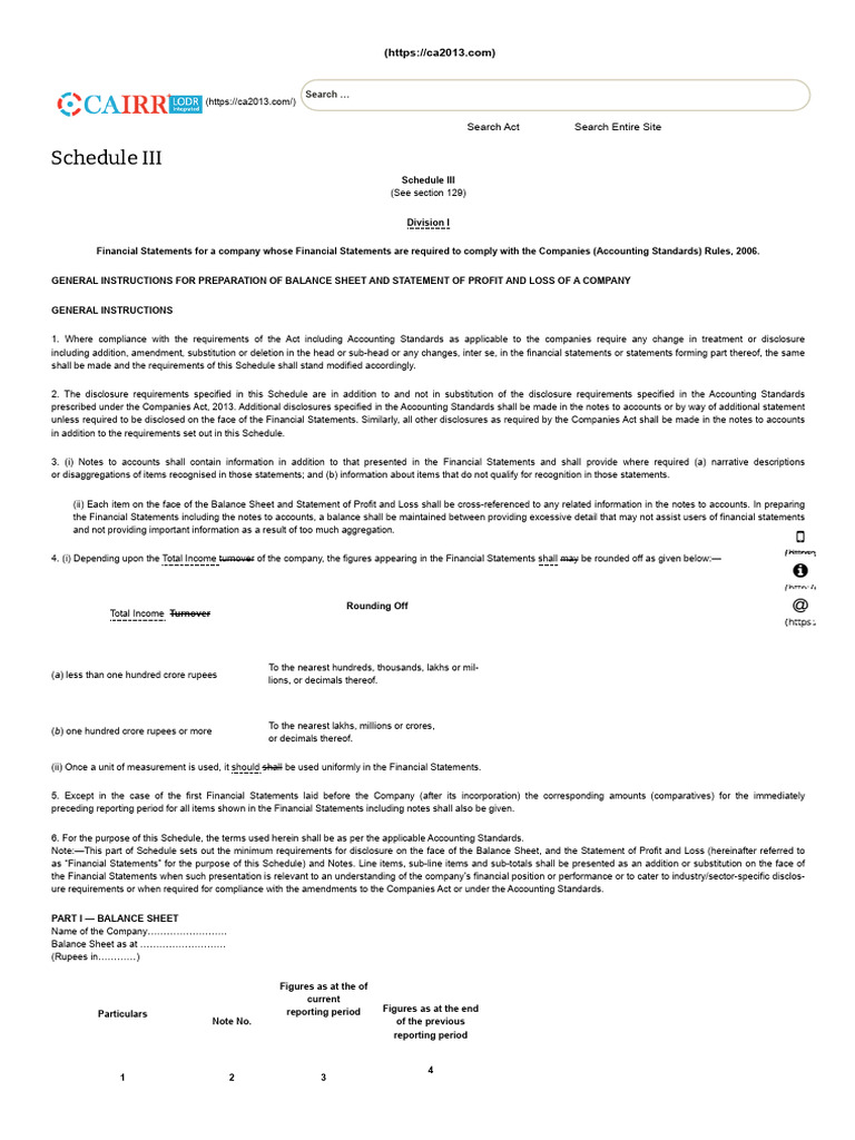 Schedule III | PDF | Book Value | Loans