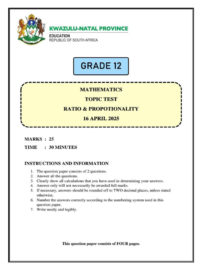 Ratios and Prop Test - Docx Cover - 091417 | PDF
