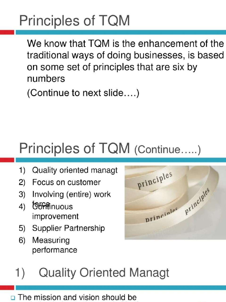 TQM | PDF